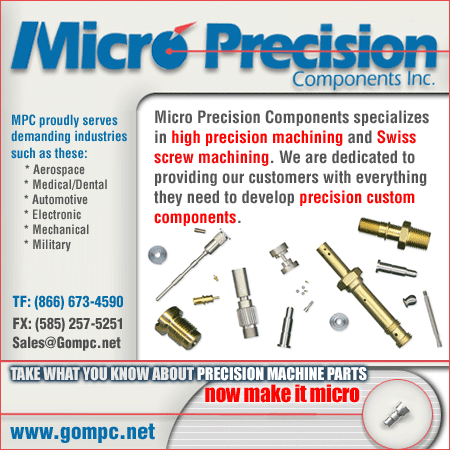 Micro Precision Components, Inc. | Bloomfield, NY - Macrae's Blue Book
